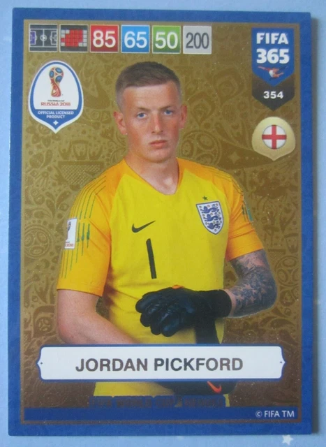 CARTE HÉROS DE la Coupe du Monde Jordan Pickford d'Angleterre Adrenalyn ...