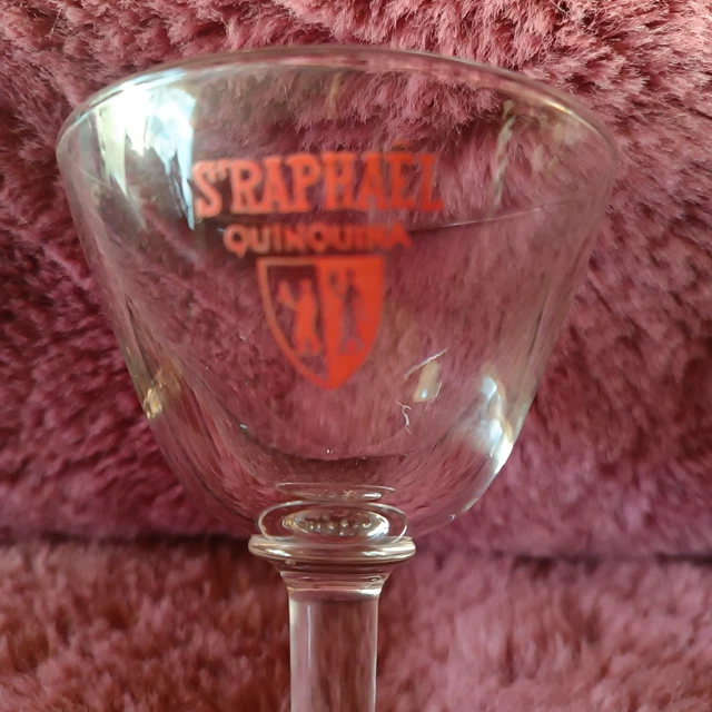 RARE VERRE A Pied Ancien Saint Raphael Quinquina En Parfait Etat 2 EUR ...