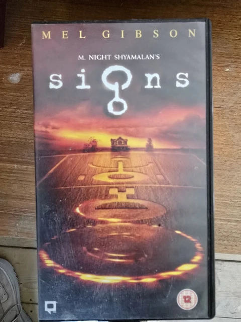 SIGNS VHS VIDEO Tape PAL Horror Film Retro movie cassette Tape £2.06 ...