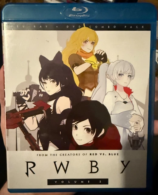 RWBY VOLUME 2 BLU RAY ONLY NO DVD DISC VGC Anime SERIES Rooster Teeth ...