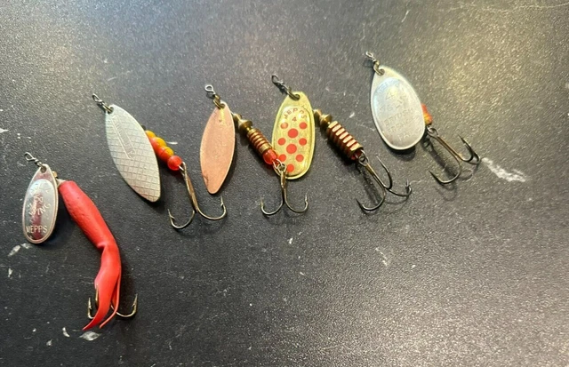 5 MIXED OLD Mepps Spinners No1 GARAGE FIND £7.00 - PicClick UK