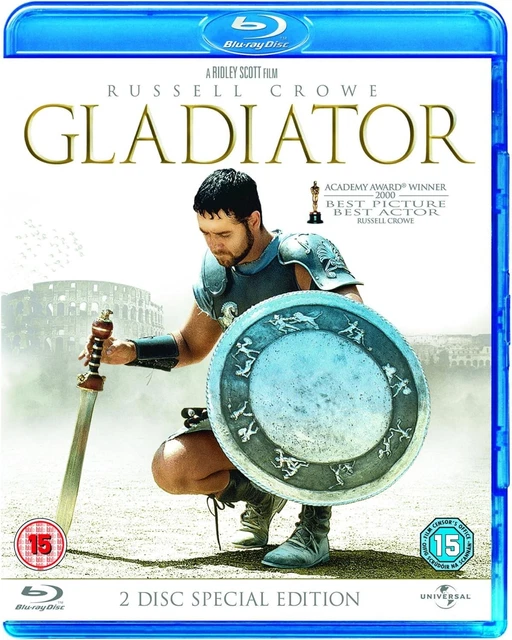 GLADIATOR [REMASTERED] [BLU-RAY] [2000] RUSSELL CROWE (UK RELEASE) BLU ...