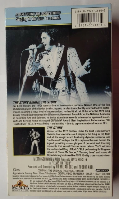 ELVIS PRESLEY ON Tour Commemorative Collection (VHS, 1997) £9.98 ...