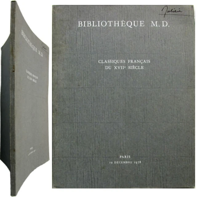 BIBLIOTHÈQUE M.D ÉCRIVAINS français XVIIe 1978 Ader Picard Corneille ...