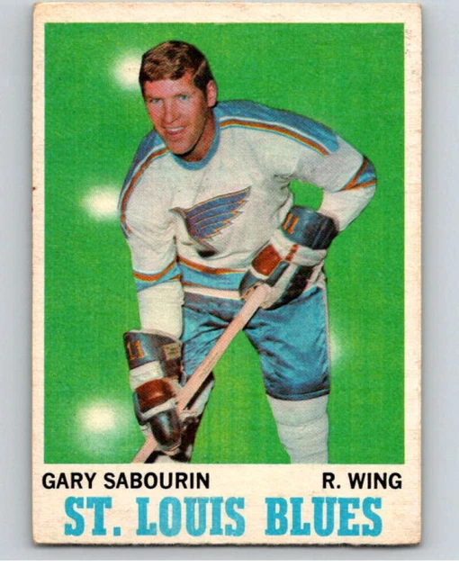 1970-71 O-PEE-CHEE #96 Gary Sabourin St. Louis Blues V68889 EUR 1,01 ...