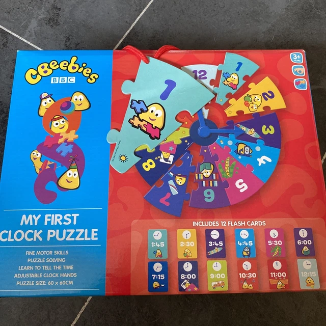 CBEEBIES - MY First Clock Puzzle - 3+Years, 12 Pieces - Brand New £2.99 ...