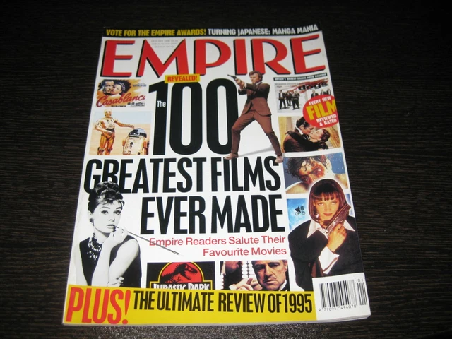 MAGAZINE EMPIRE REVISTA-THE 100 Greatest Films, Wars, Seven Nº79 ...