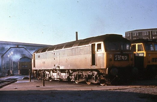 COLOUR SLIDE OF D1667 BR class 47 diesel loco £1.45 - PicClick UK