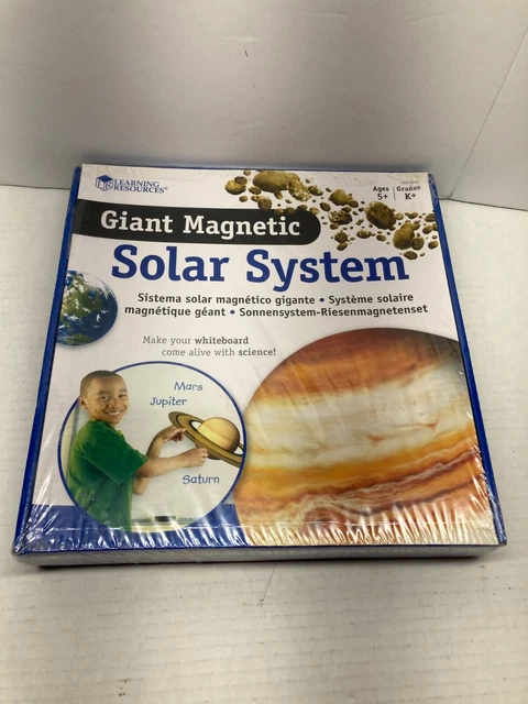 LEARNING RESOURCES GIANT Magnetic Solar System 12-piece Sets Ages 5 ...