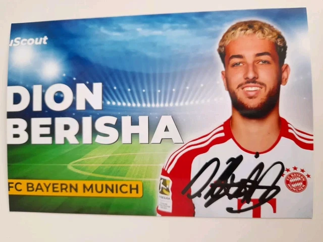 AUTOGRAMM-FOTO VON DION Berisha, FC Bayern München II, handsigniert EUR ...