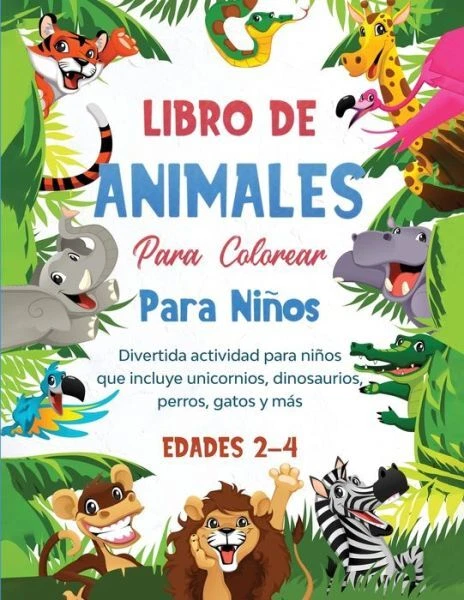 ANIMALES LIBRO PARA Colorear: Libro De Actividades Para Ni?Os EUR 11,76 ...