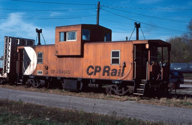 CANADIAN PACIFIC CP Rail caboose 434695 - Nice roster view -- 1993 10/23 3-12 $2.00 - PicClick CA