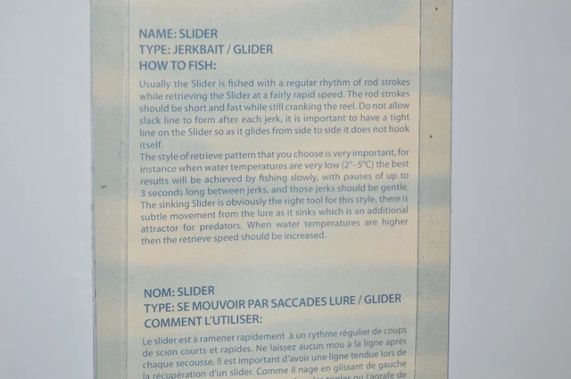 SALMO SLIDER 12 sd12f rs 4.5" real sunfish floating twitchbait musky ...