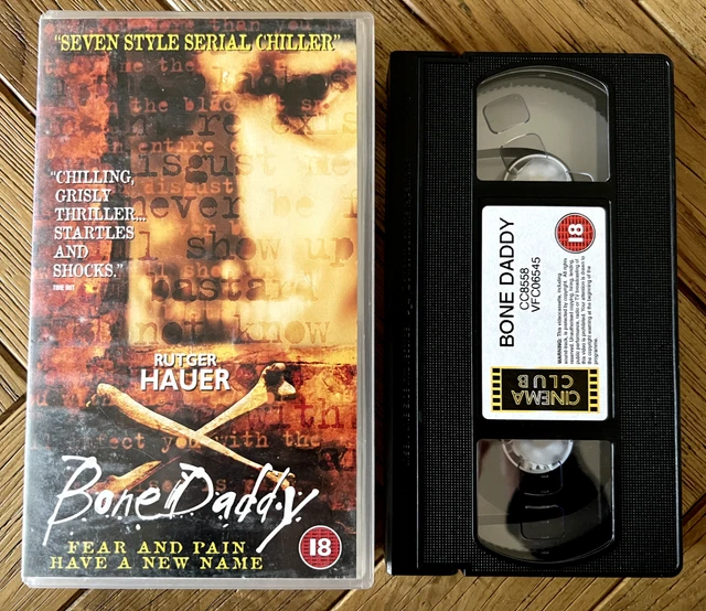 BONE DADDY - VHS Tape Video PAL Film 18 Cert Horror Rutger Hauer 1998 £ ...