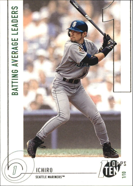 2002 (MARINERS) TOPPS Ten #52 Ichiro Suzuki AVG EUR 1,64 - PicClick FR