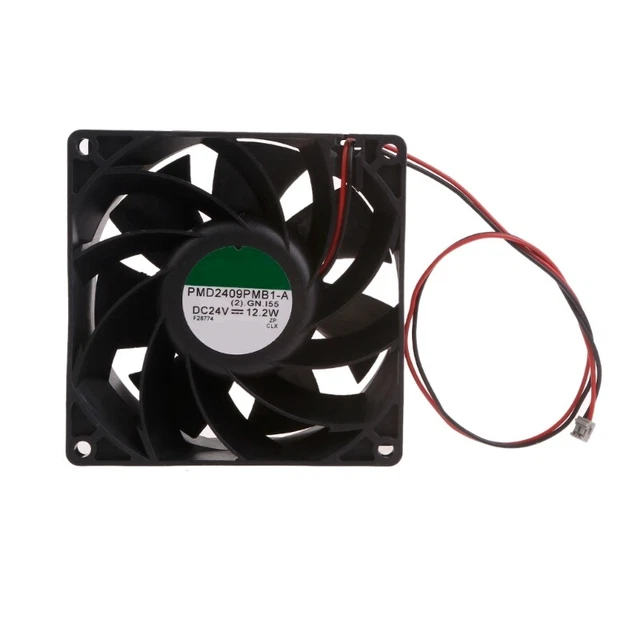 PMD2409PMB1-A NEW FANUC System Fan 12.2W 24V 9037 2Pin 2-wire Cooling ...