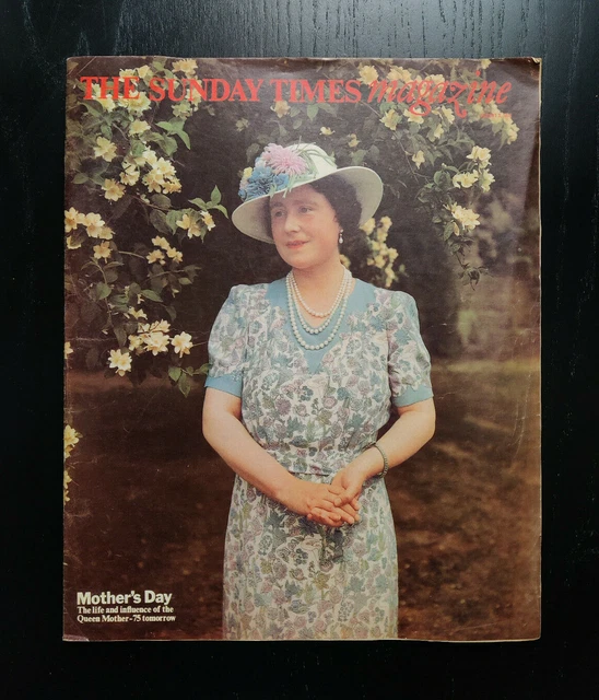 THE SUNDAY TIMES Magazine: Queen's Mother 75th Birthday, Toyota, 3 ...
