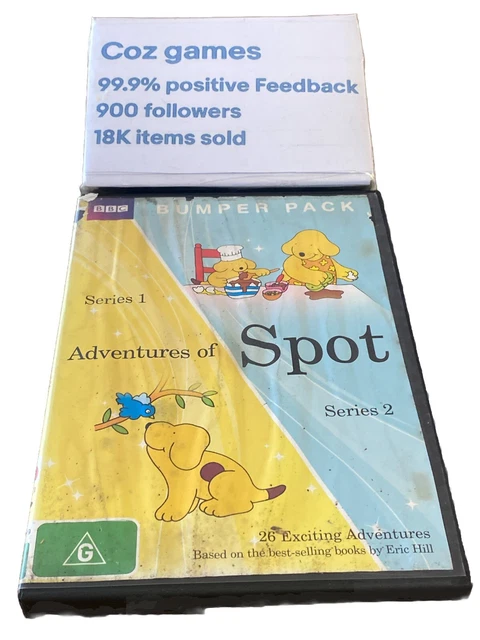 ADVENTURES OF SPOT Series 1-2 Bumper Pack DVD Region 4 BBC Seasons One ...
