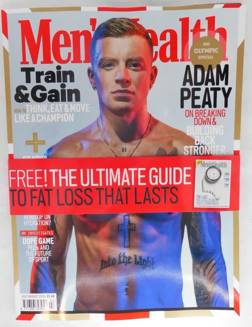 MEN'S HEALTH MAGAZINE July/August 2024 Olympics Special Adam Peaty ...