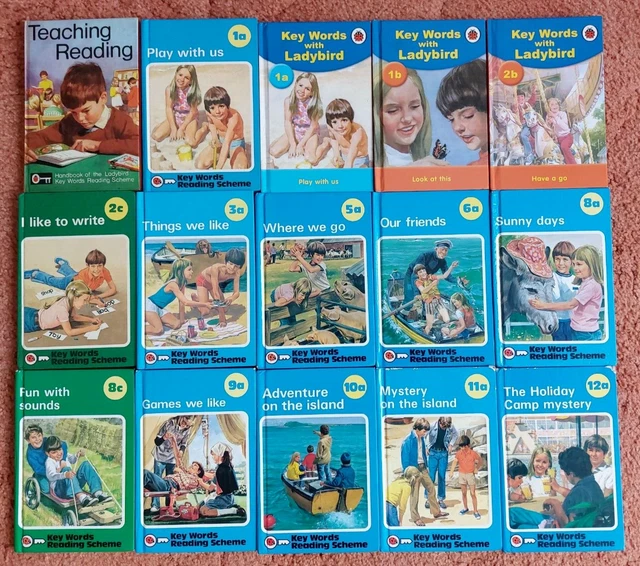 15 KEY WORDS Reading Scheme Ladybird books with 1 double EUR 11,45 ...