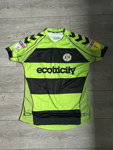 RARE FOREST GREEN Rovers FGR Matchworn/issued football shirt Mills 23 ...