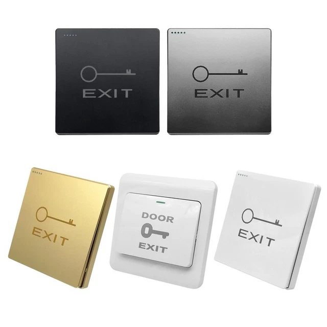 DOOR EXIT BUTTON Switch Electronic Door Lock Exit Button Access control ...