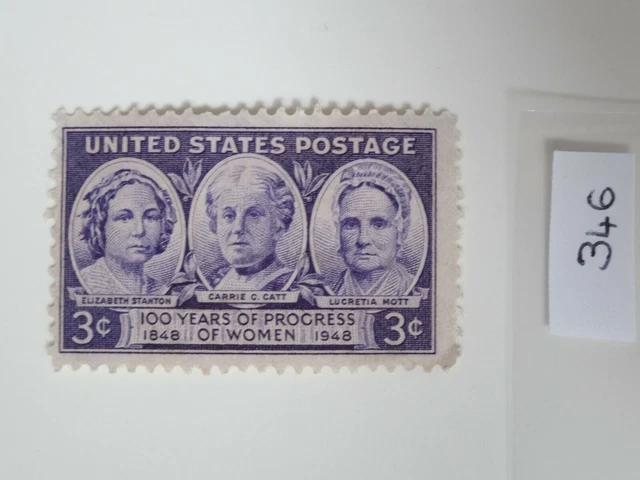 UNITED STATES POSTAGE 100 Years of Progress of Women 3 Cents Stamp £1. ...