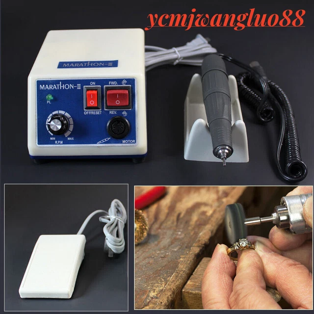 PRO MARATHON DENTAL Lab Electric Micro Motor N3 2.35mm&35 RPM Handpiece ...