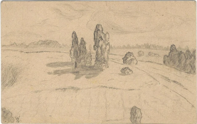 CARTOLINA DISEGNATA PRIMA Guerra Mondiale Ww1 Disegno Drawing ...