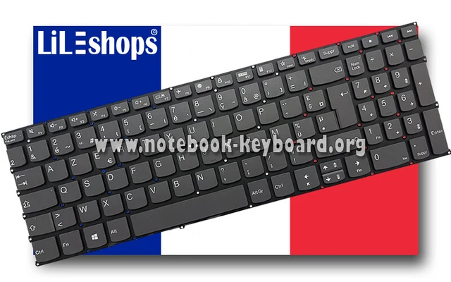 CLAVIER FRANÇAIS ORIGINAL Pour Lenovo Yoga 7-16IAH7 82UF / 7-16IAP7 ...