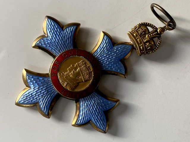 ORIGINAL CBE Commander ofthe Order of the British Empire Neck Badge ...