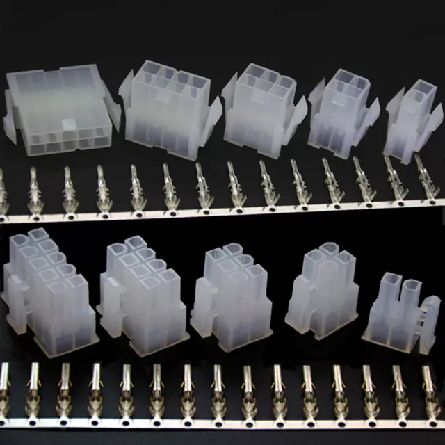 MOLEX 2 TO 24 Pin Way 4.2mm Multi Plug Connector Sets Male + Female ...