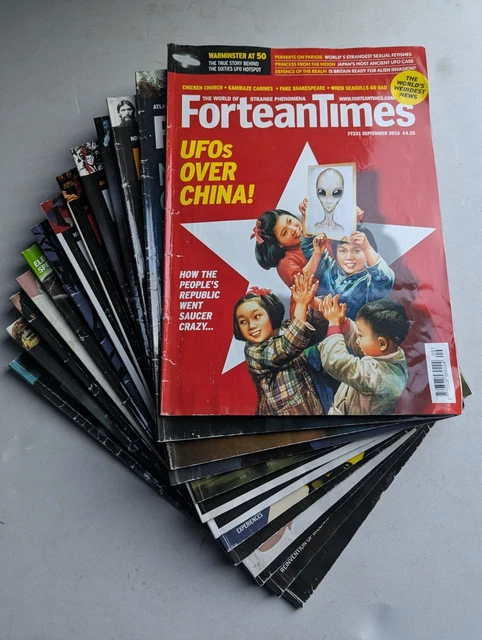 FORTEAN TIMES MAGAZINE Bundle x13 Year 2015 UFOs in China £18.99 ...