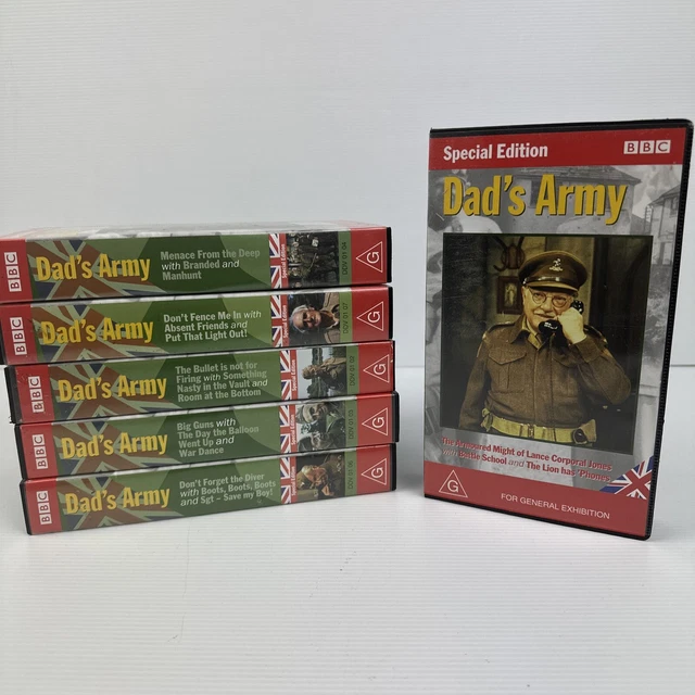 DAD’S ARMY SPECIAL Edition VHS Video Tape Set - 6 x Tapes BBC British ...