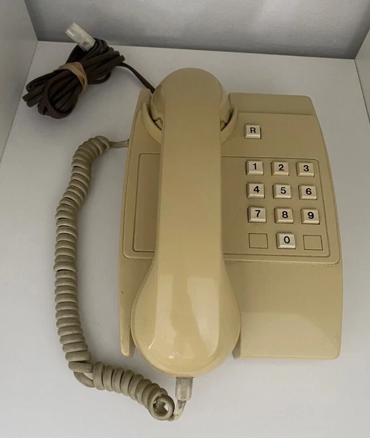 VINTAGE CREAM BT Telephone Phone Push Button 9005R Ren 1.0 B2 Working ...
