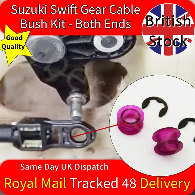 SUZUKI SWIFT GEAR Shift Cable Bush Gearbox Repair Kit From UK - 2 ...