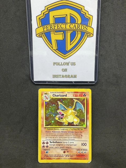 POKÉMON SET BASE Unlimited Charizard Holo 4/102 Pr/Dmg EUR 249,90 ...