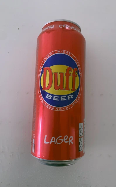 THE SIMPSONS DUFF beer can (Empty beercan) £9.99 - PicClick UK
