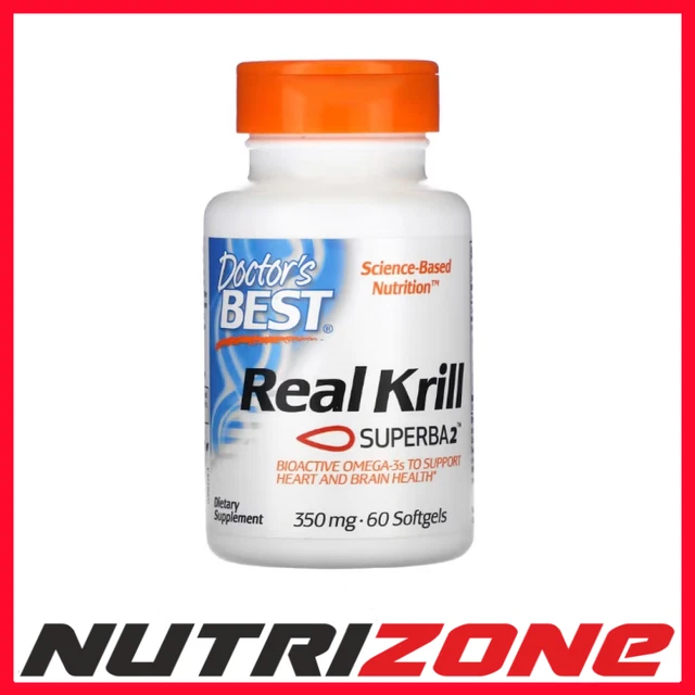 DOCTOR'S BEST REAL Krill 350mg - 60 softgels £24.20 - PicClick UK