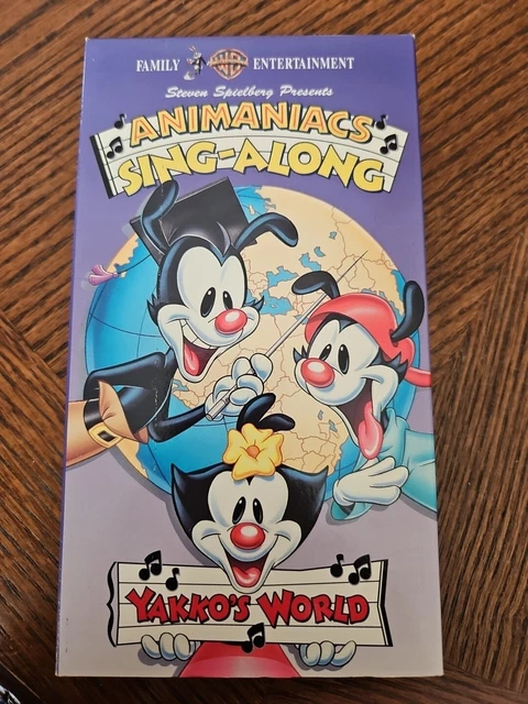 ANIMANIACS SING-ALONG: YAKKO'S World - VHS, 1994 £7.19 - PicClick UK