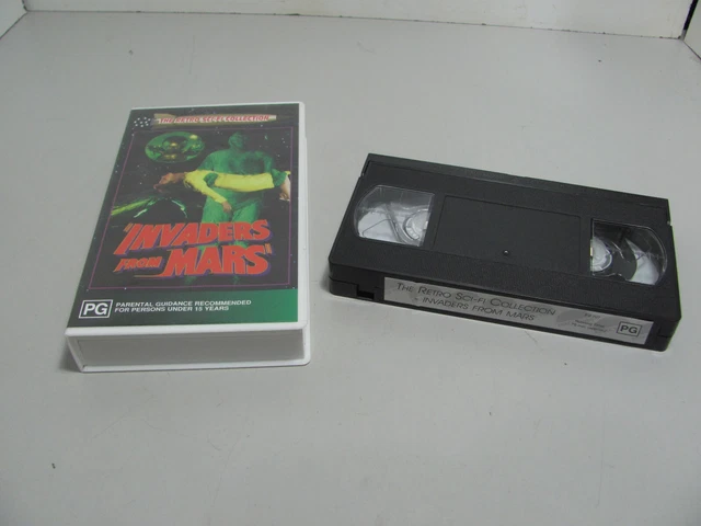 INVADERS FROM MARS-THE Retro Sci-Fi Collection VHS Video Plays ...