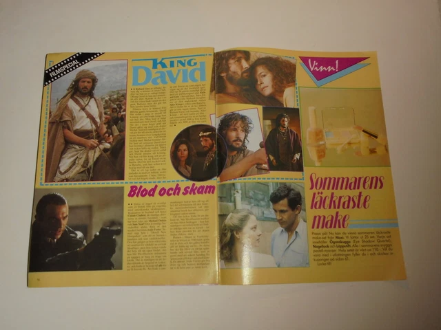 RICHARD GERE ALICE Kriege Jodie Foster Treat Wahlgren clippings Sweden ...