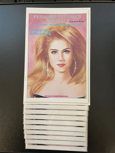 Personality Comics Presents Christina Applegate Lot Of 10 Storage