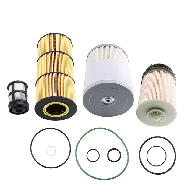 OIL & FUEL Filter Kit for Freightliner DD13/DD15/DD16 P551005 FS19915 ...