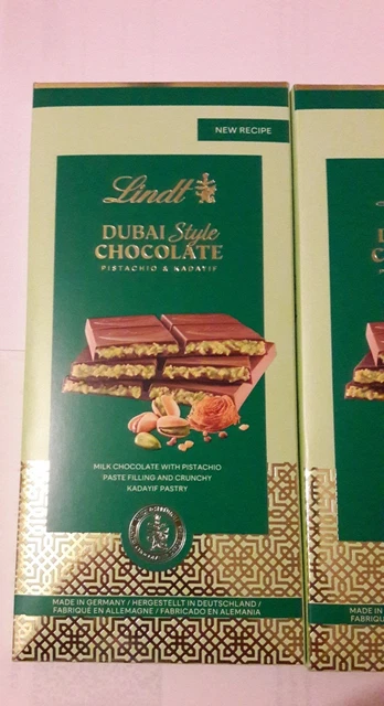 2 X LINDT Dubai Style Chocolade MHD 01/2026 EUR 3,50 - PicClick DE