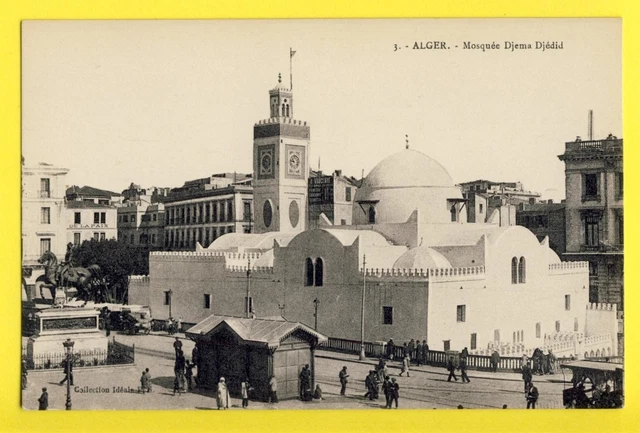 CPA ALGÉRIE EL-DJEZAIR Alger Mosquée Djamaa Djedid, Al Jdid, El Houatine EUR 7,90 - PicClick FR