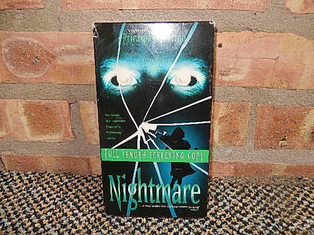 NIGHTMARE VHS VIDEO Paul Sorvino Victoria Principal SCREENING KOPIE ...