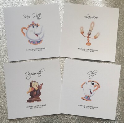 BEAUTY AND THE Beast Wedding Table Numbers / Disney Table Names Themed ...