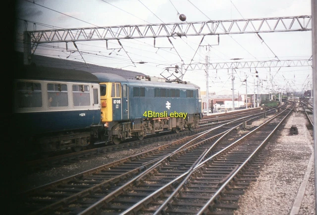 ORIGINAL 35MM SLIDE British Rail Class 52 D1048 WESTERN LADY 1970's £1. ...