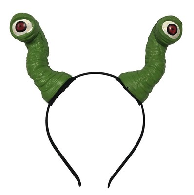 ALIEN EYE ANTENNA on Headband Green Space Monster Head Boppers Fancy ...
